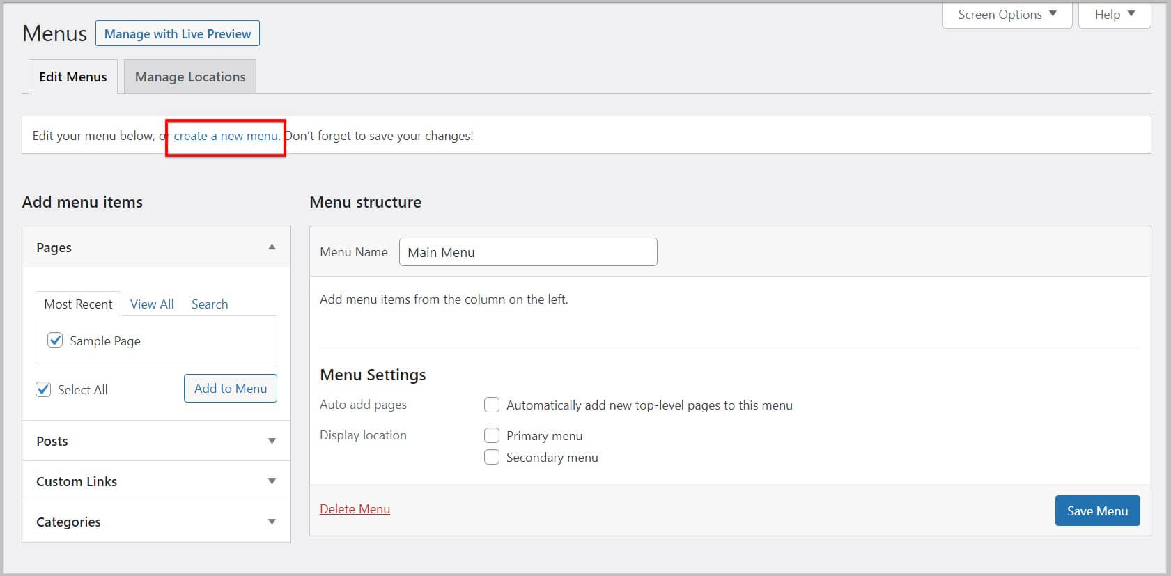 Create-a-menu-in-wordpress - Blogging Unplugged