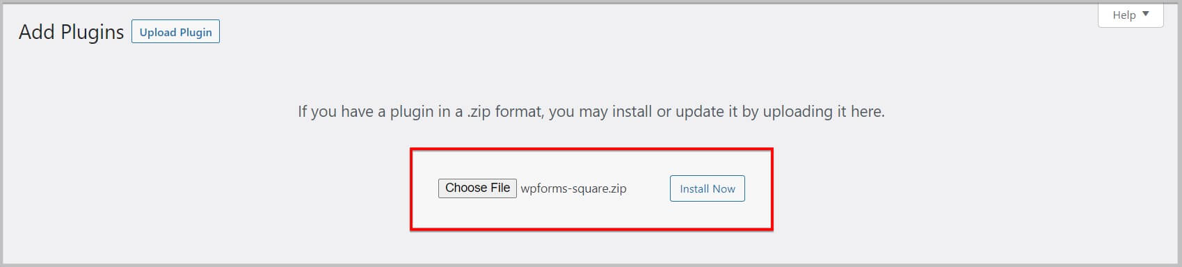 How To Install Square Addon In WPForms
