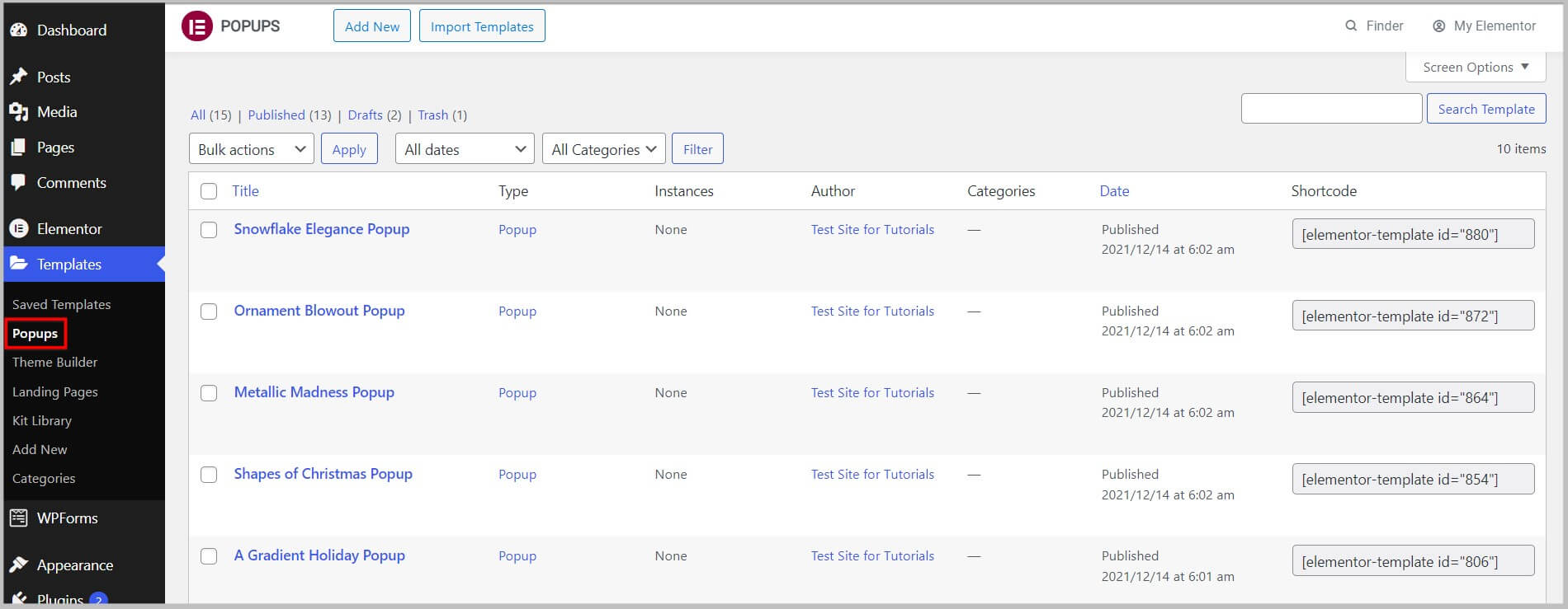 Elementor Christmas Seasonal Kit 2022 - New Landing Pages, Sections ...