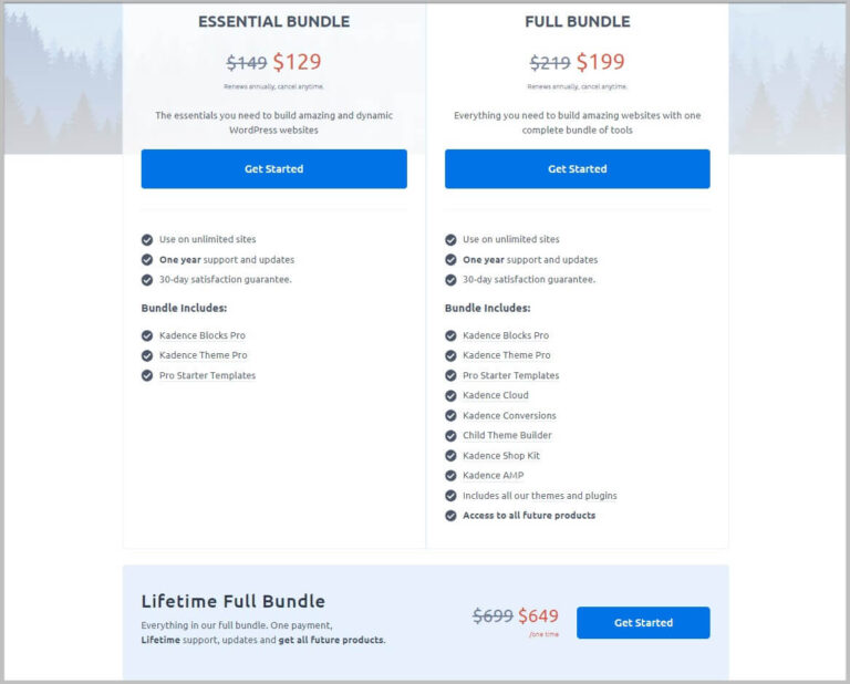Kadence WP Lifetime Deal 2022- Get $69 Discount on Bundles