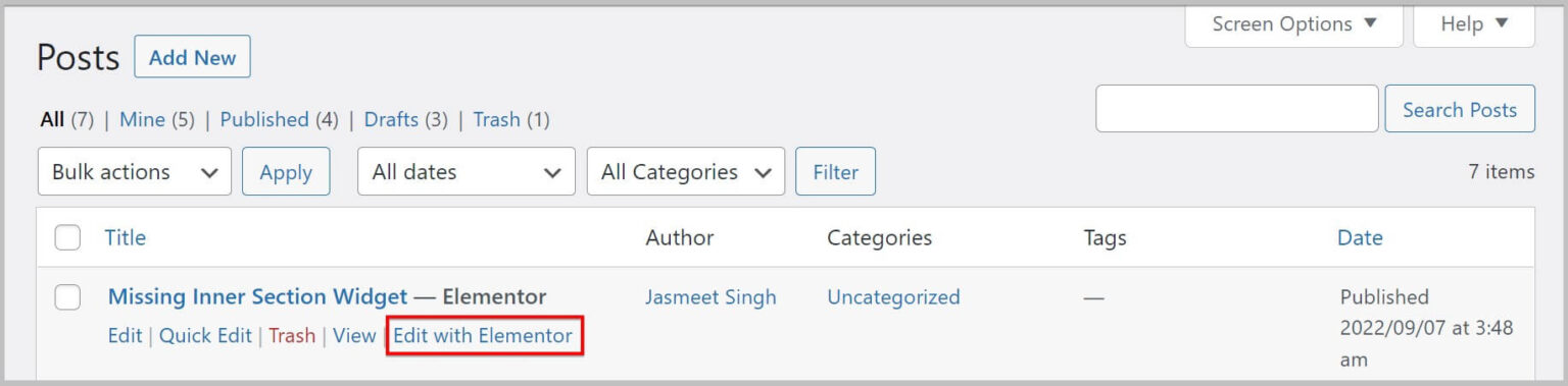 How to FIX Missing Inner Section Widget in Elementor
